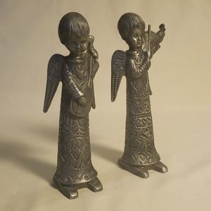 Vintage | Holiday | Vintage Pewter Angels | Poshmark